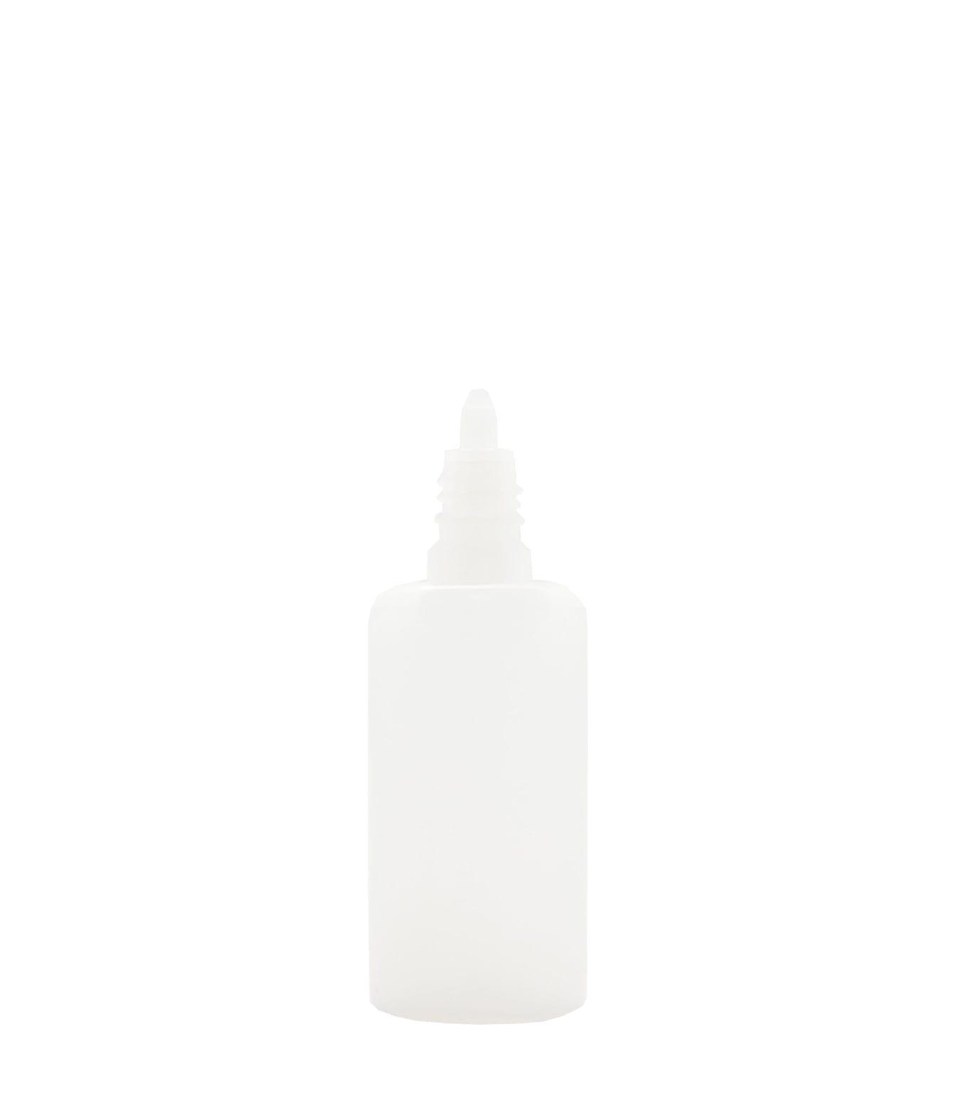 50ml Natural HDPE Plastic Dropper Bottle – Complete with Insert & Cap ...