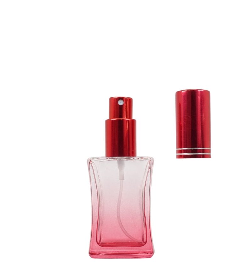 30ml Red Square Glass Perfume Bottle (168 Pack) – Bonpak