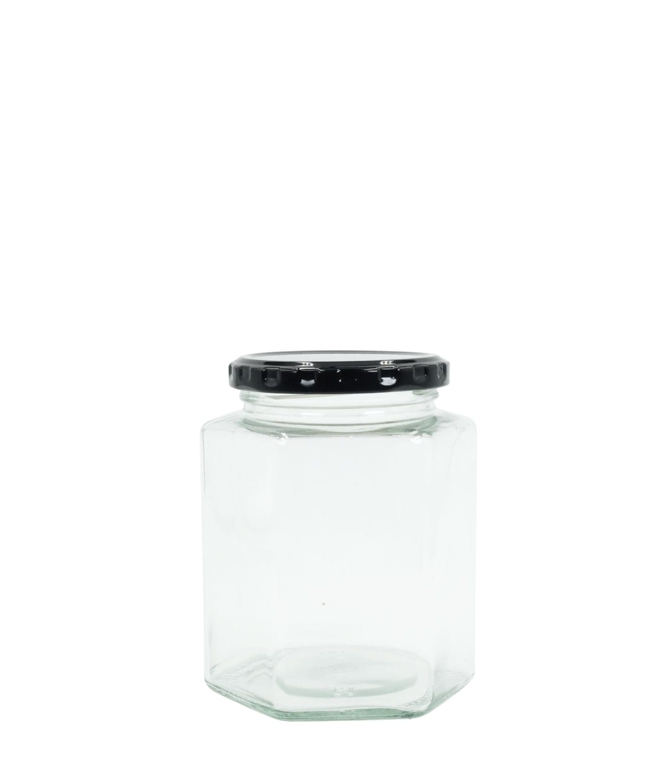 500ml Hexagonal Glass Jar (72 Pack) – Bonpak